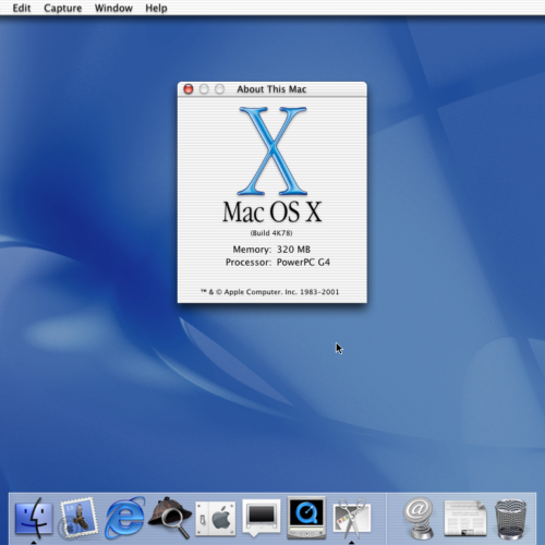 Mac OS X 10.0 Cheetah – 512 Pixels
