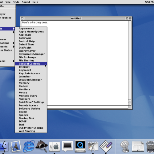 Mac OS X 10.0 Cheetah – 512 Pixels