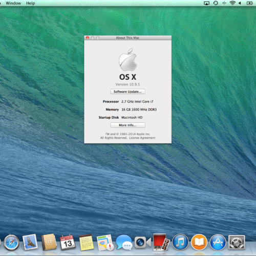 OS X 10.9 Mavericks – 512 Pixels