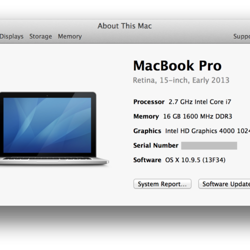 OS X 10.9 Mavericks – 512 Pixels