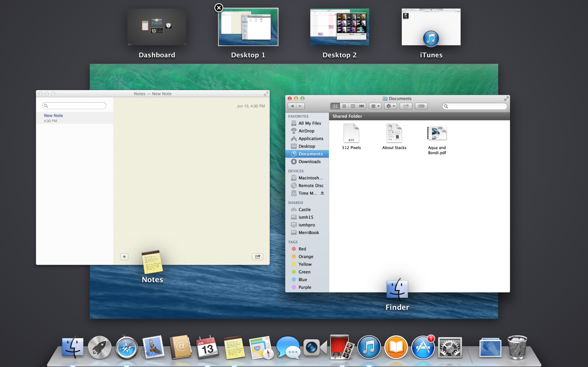 OS X 10.9 Mavericks - 512 Pixels