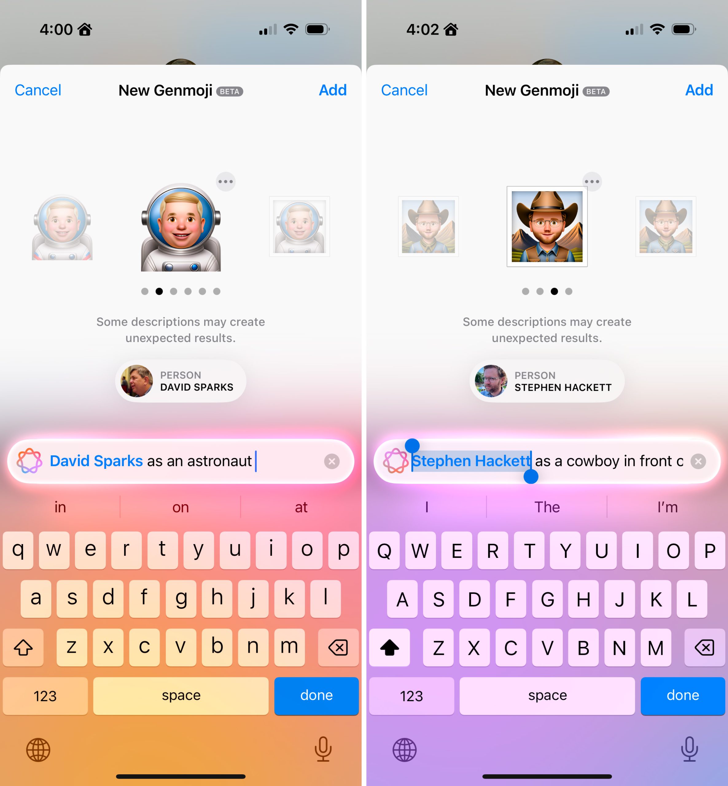 Apple Intelligence: Examples of Image Generation - 512 Pixels